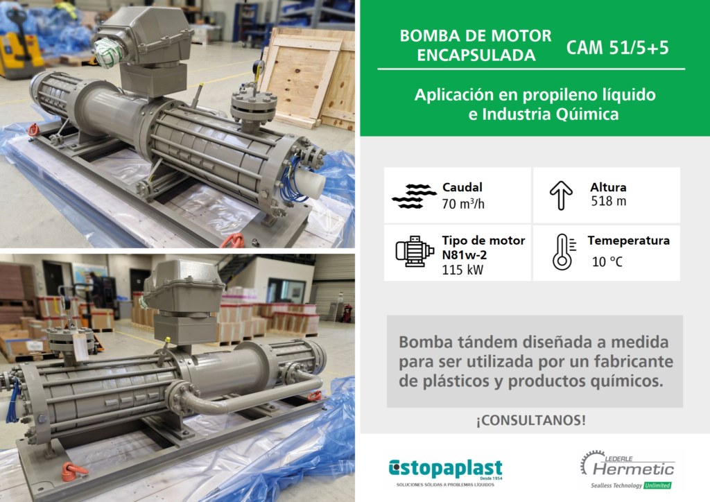 Esta Bomba tándem está a punto de asumir un reto 🚀: manejar propileno ...